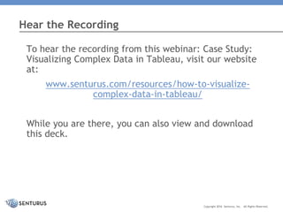 Case Study: Visualizing Complex Data in Tableau | PDF