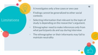 Case study vs Ethnography | PPTX