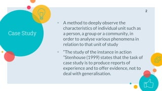 Case study vs Ethnography | PPTX