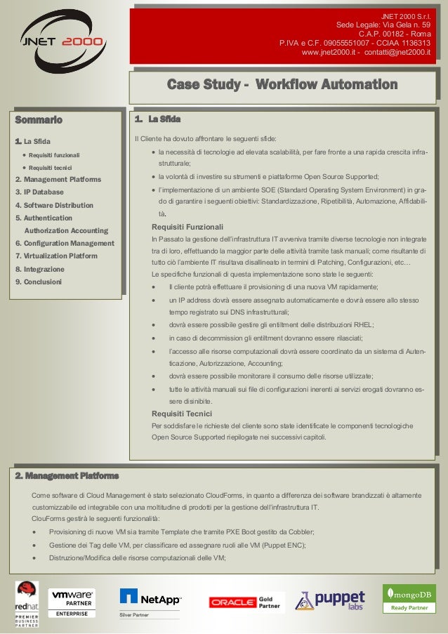 Case study Workflow Automation