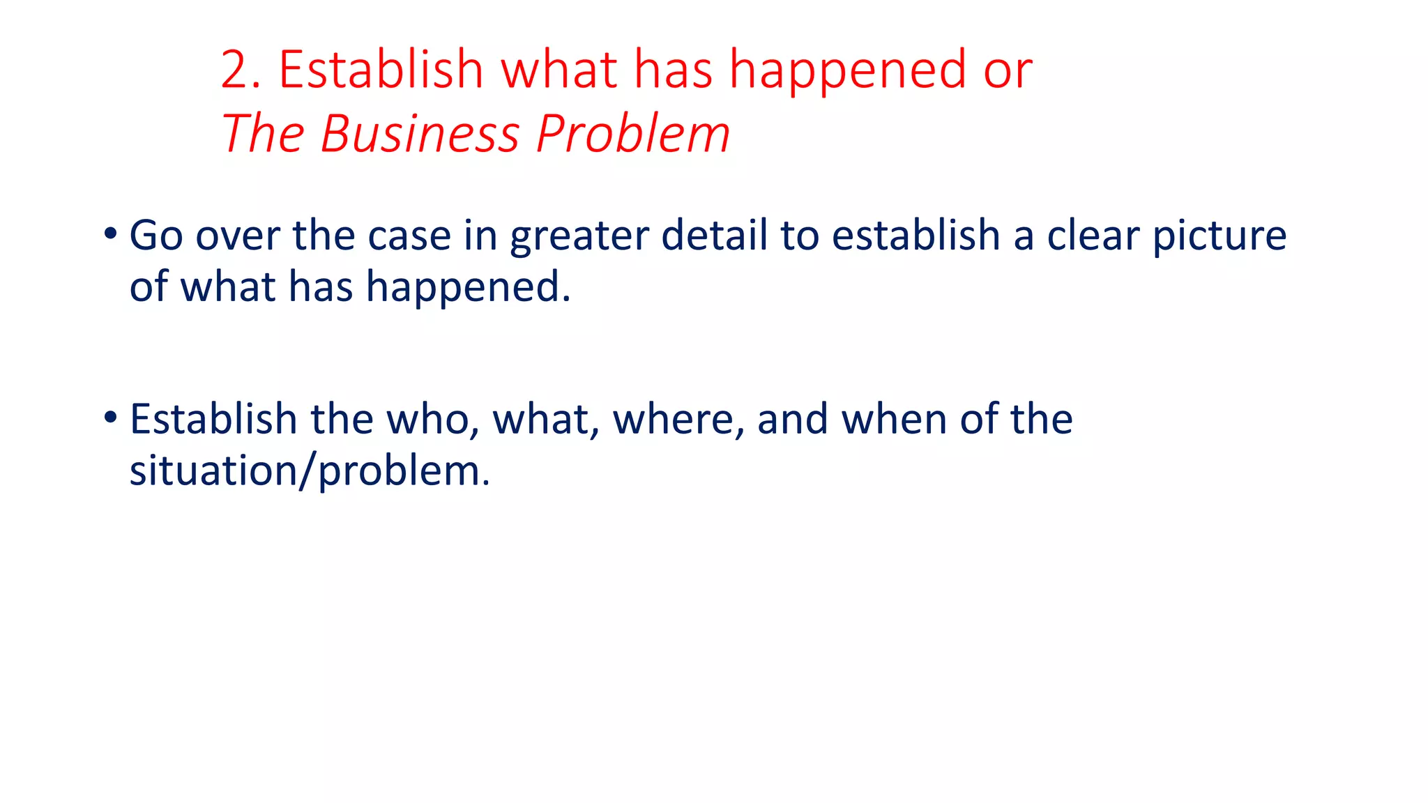 Case study workshop | PDF