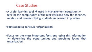 Case study workshop | PDF