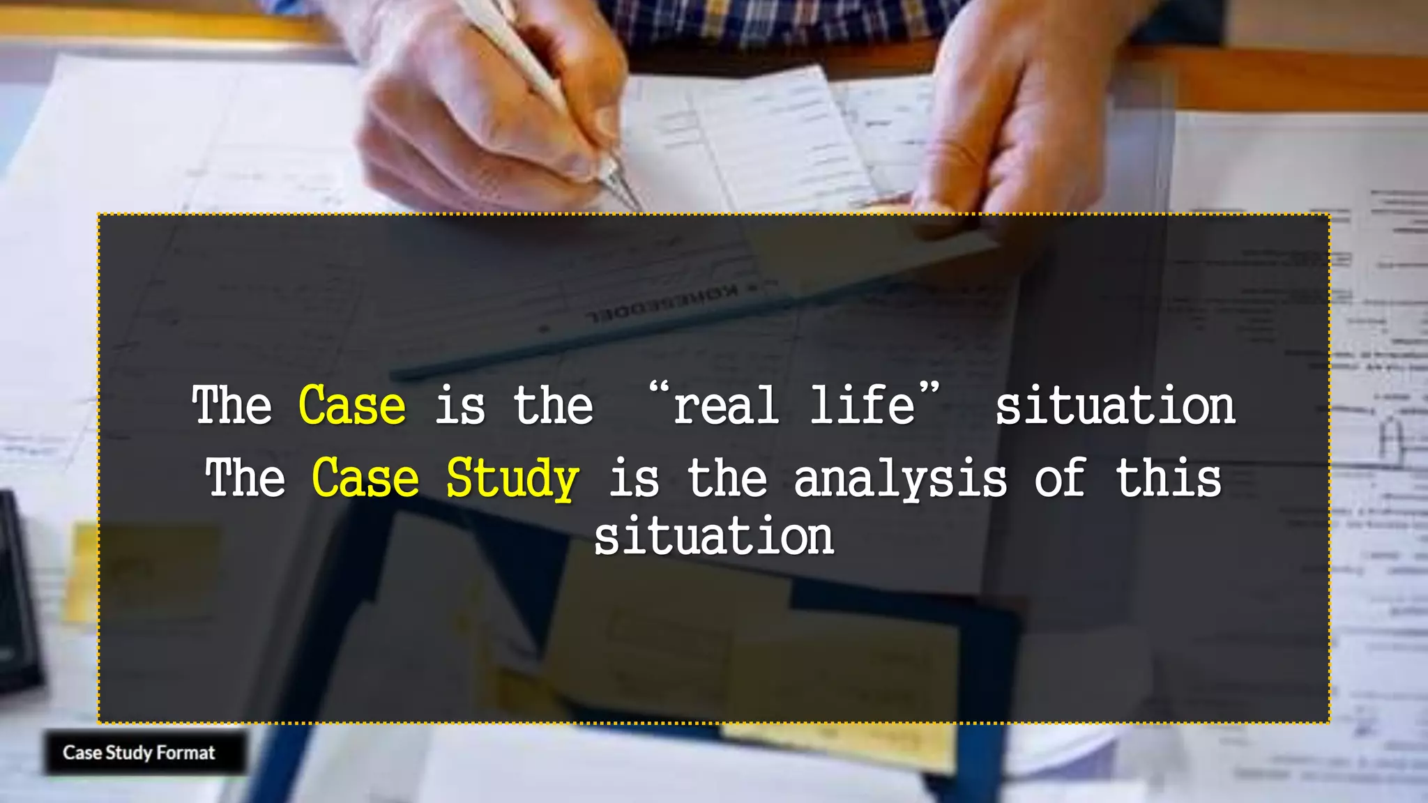 CASE STUDY WRITING: Expert Recommendations | PPTX