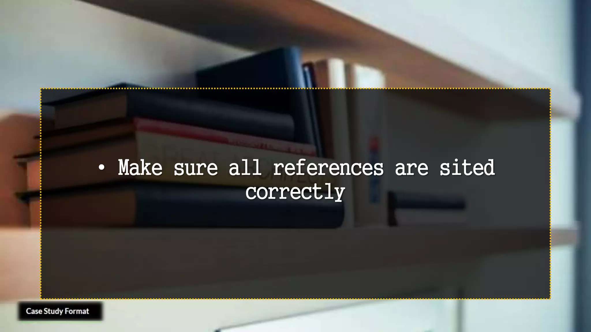 CASE STUDY WRITING: Expert Recommendations | PPTX