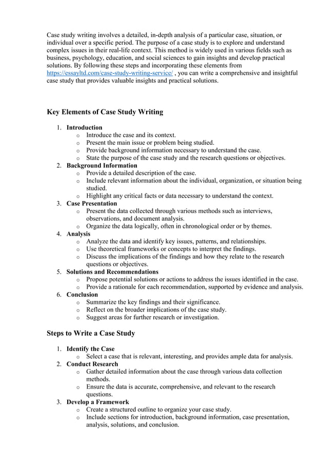 Case study writing for college: how to tips.pdf