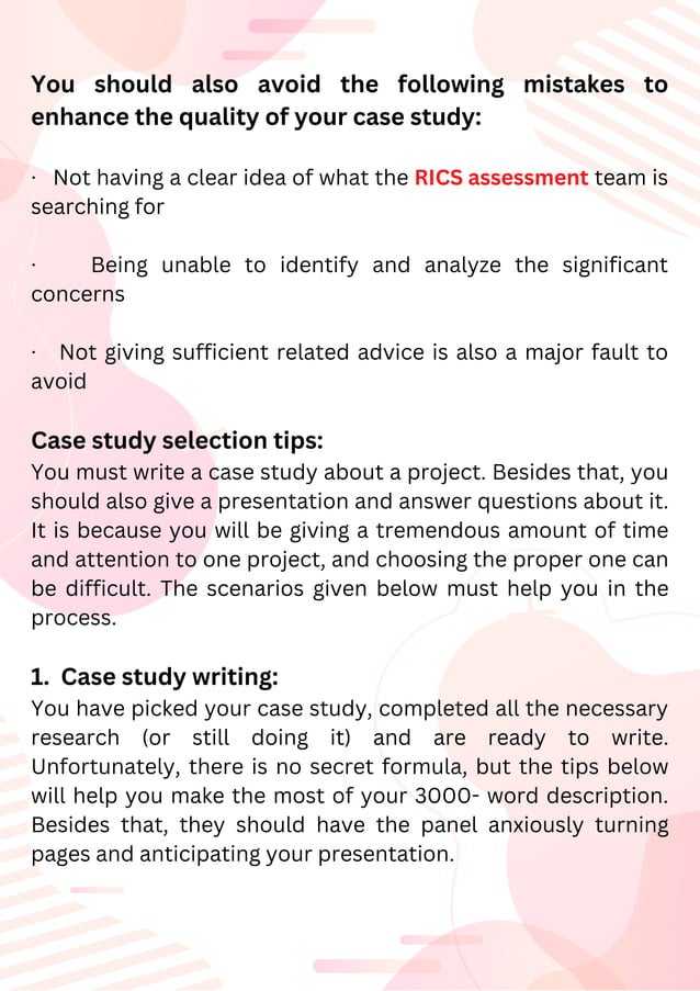 Case Study Writing Tips for RICS Assessment (1).pdf Case Study Writing Tips for RICS Assessment (1).pdf