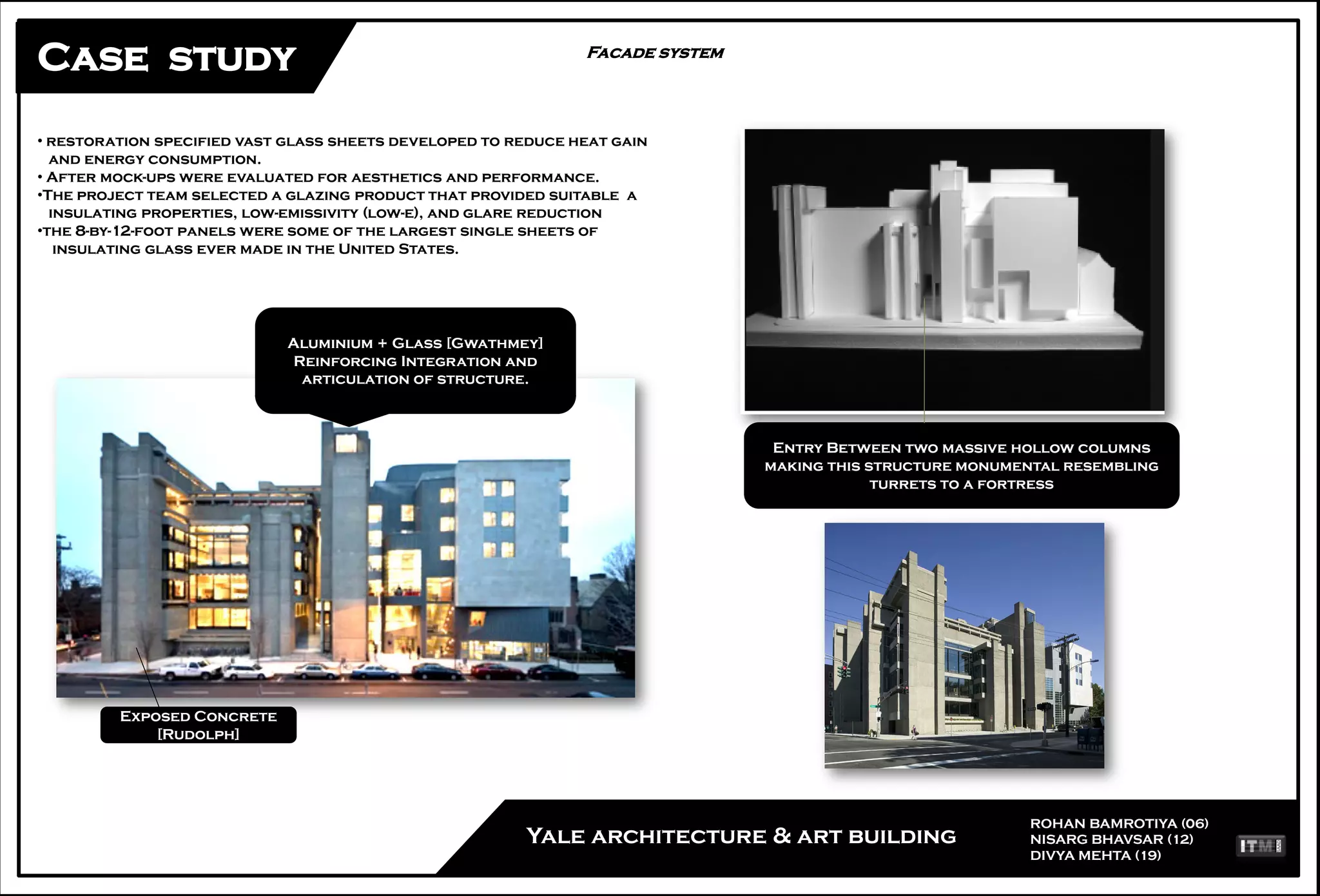 architecture Case study yale university | PDF