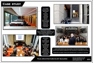 architecture Case study yale university | PDF