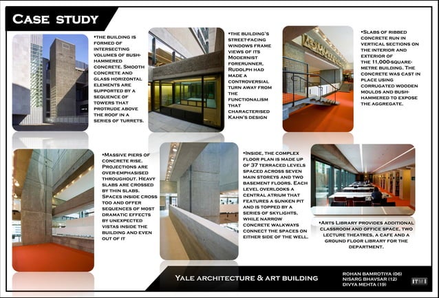 architecture Case study yale university | PDF