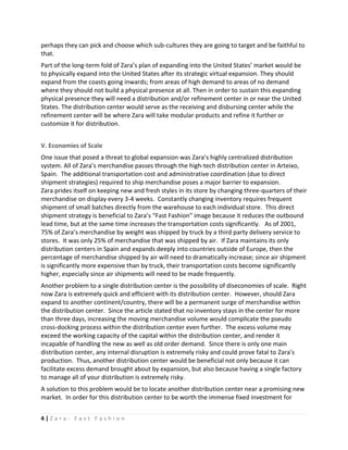 [Case study] zara fast fashion | PDF