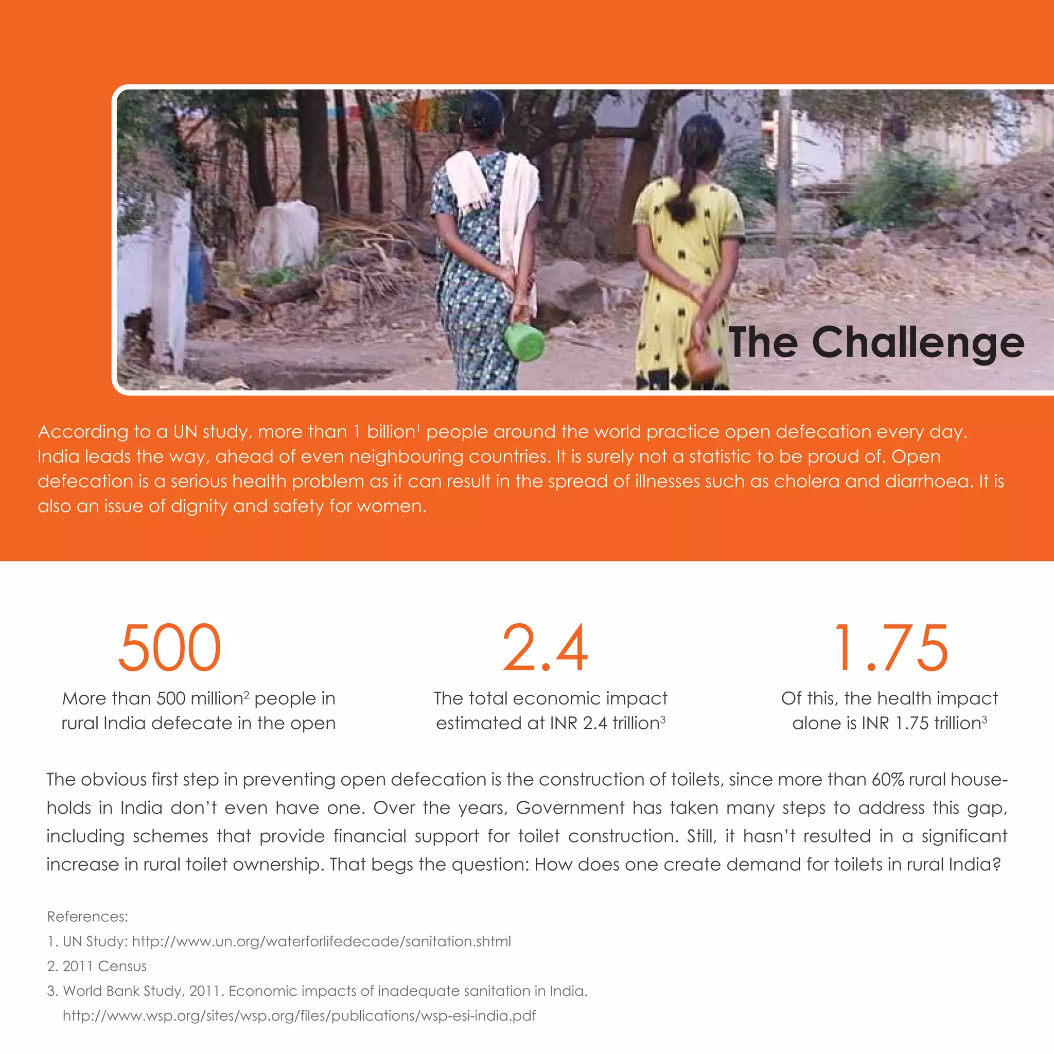 Creating demand for toilets in rural Karnataka, India | PDF