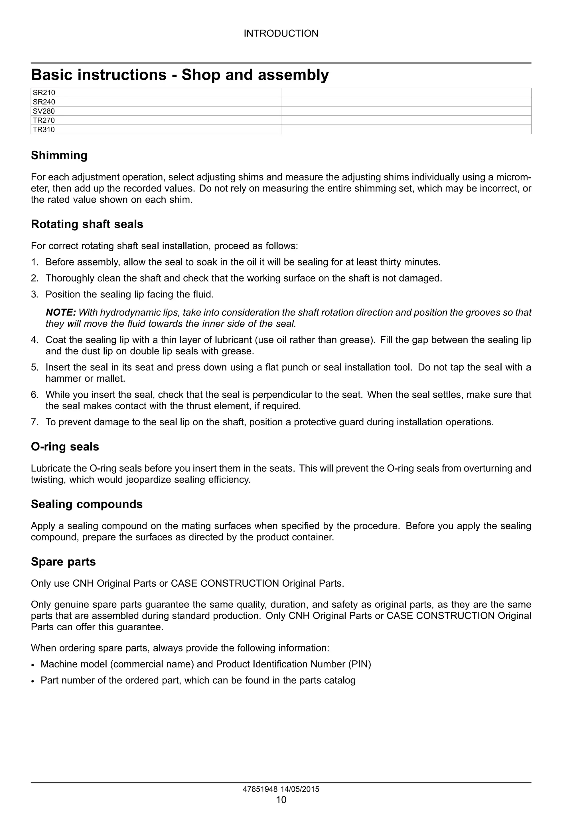 Case sv280 tier 4 b (final) alpha series skid steer loader service ...