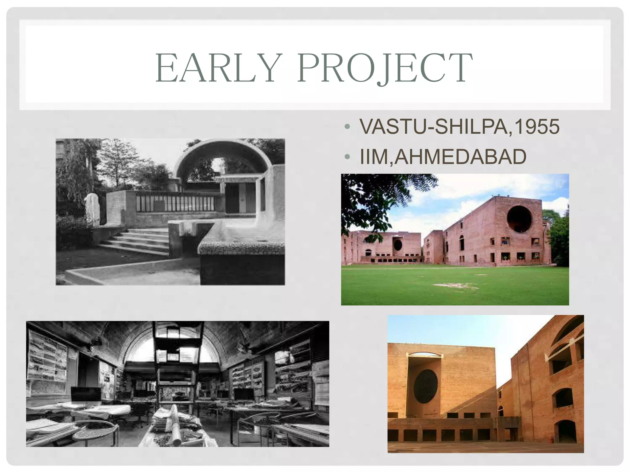 BV DOSHI biography | case study of architect | PPTX