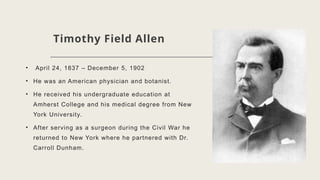 CASE TAKING ACCORDING TO T F Allen .PPTS