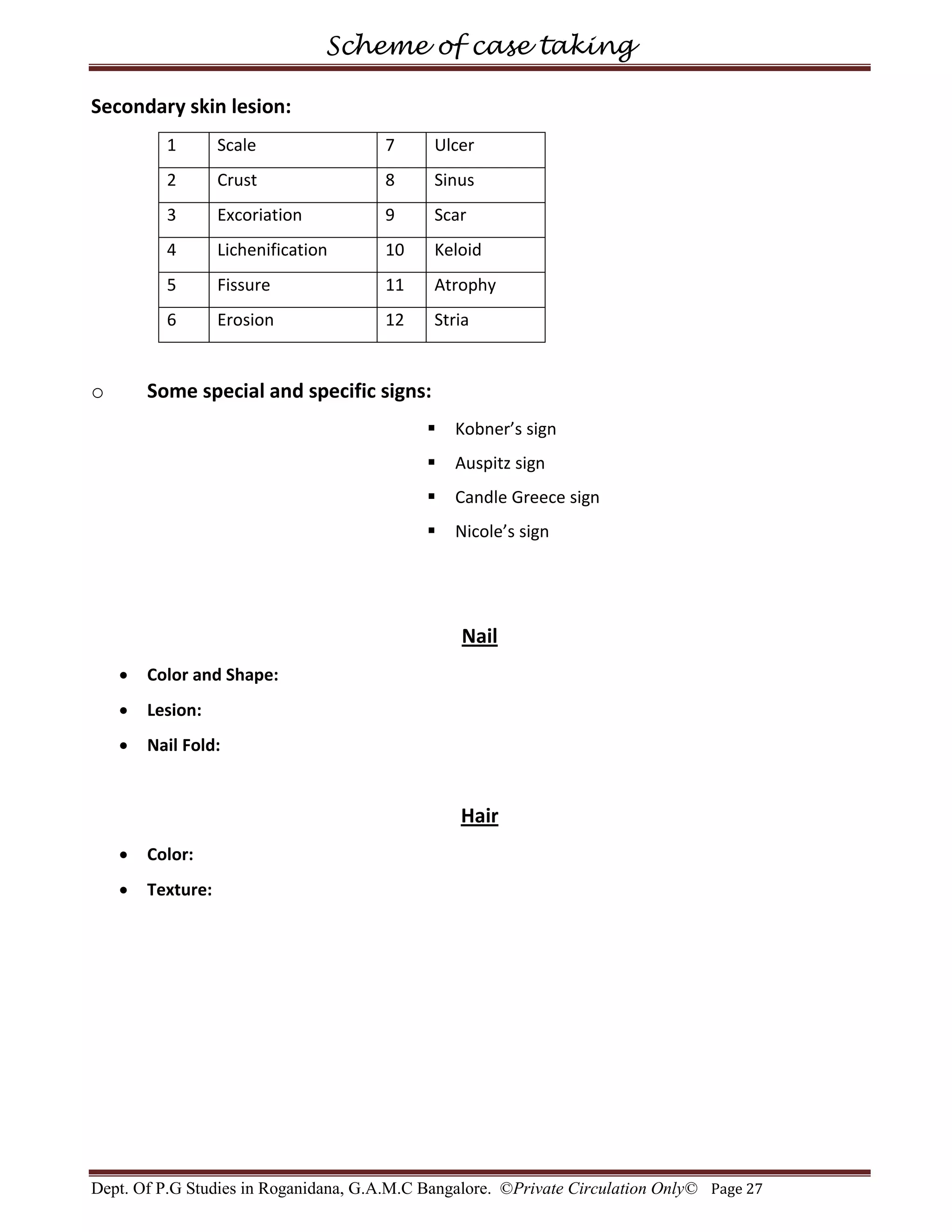 Case Sheet in Ayurveda | PDF