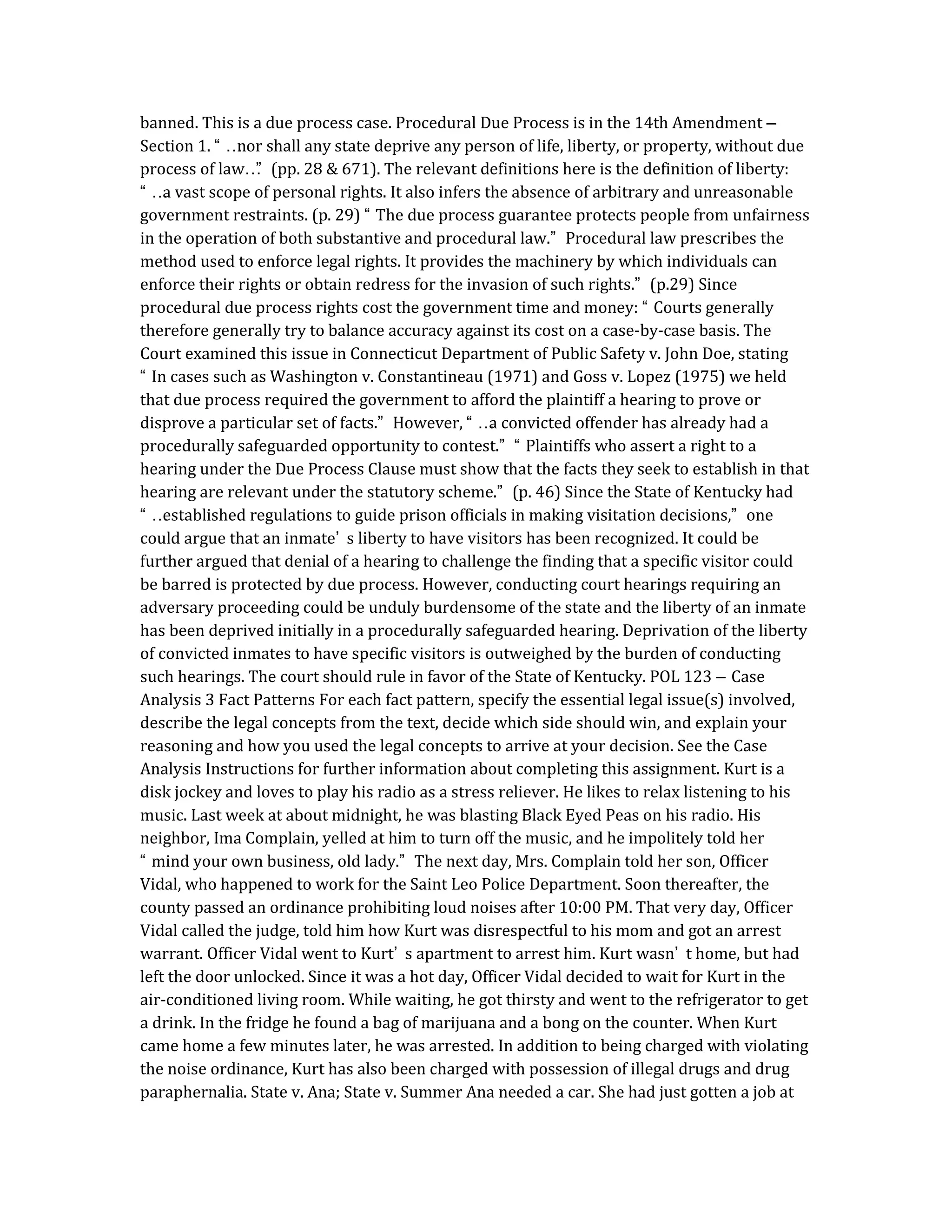 Case These fact patterns all deal with the topic of.docx