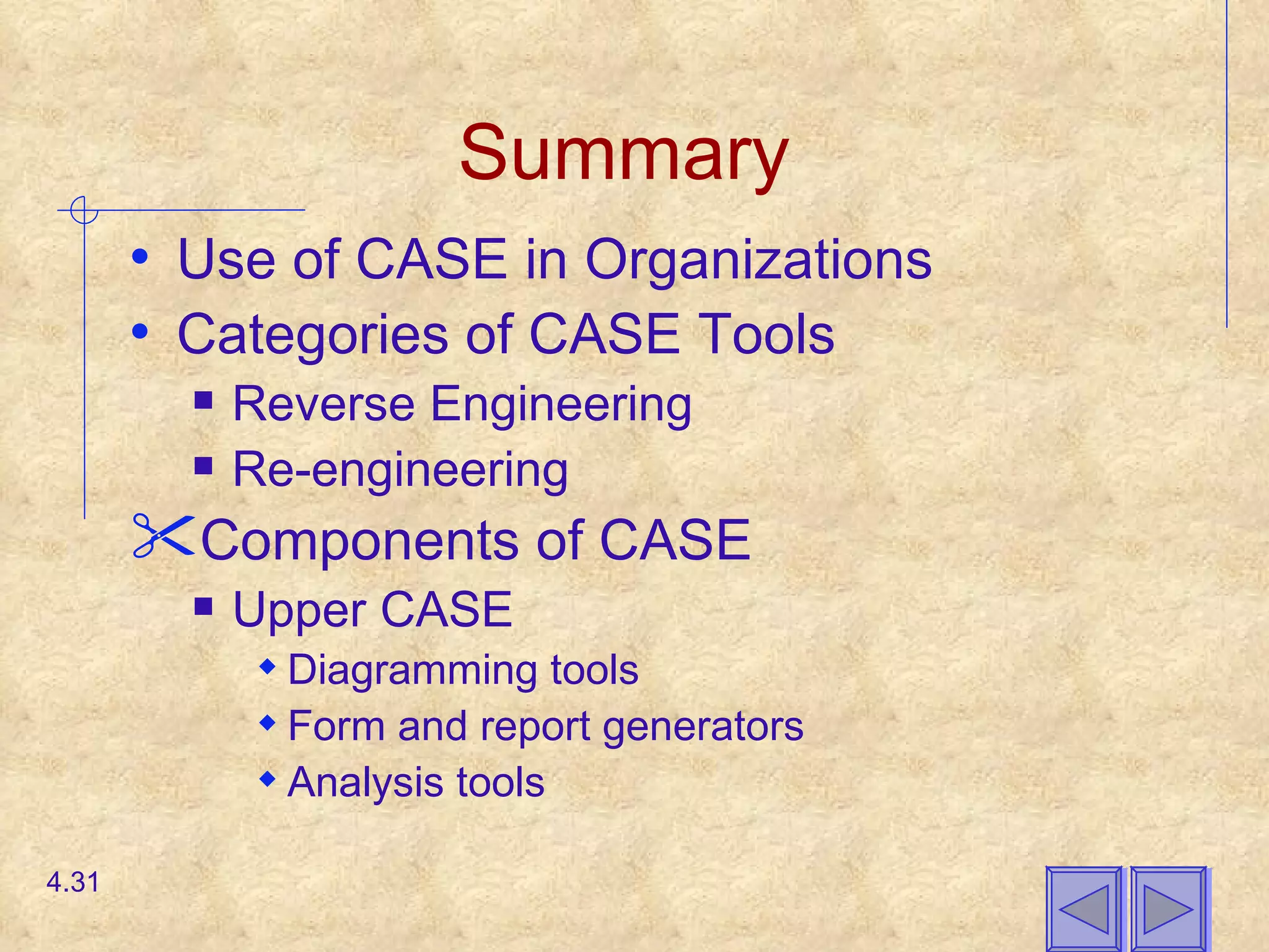 Case tools | PPT
