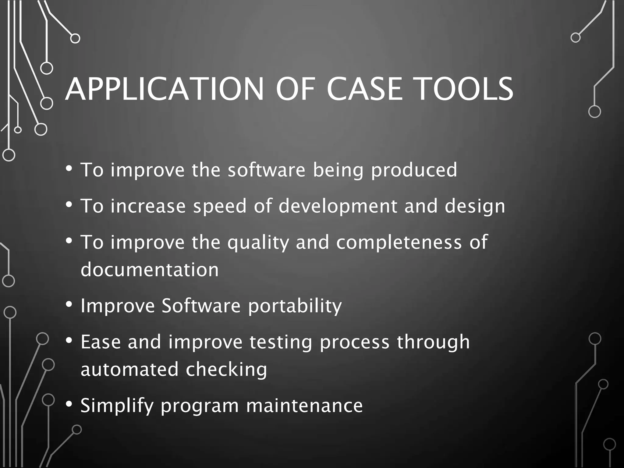 Case tools | PPTX