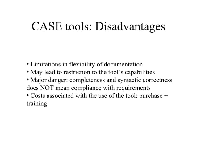 Case tools | PPT
