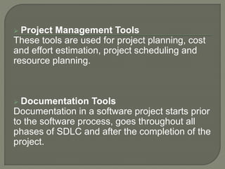 Case tools(computer Aided software Engineering) | PPTX