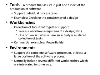 Case tools and modern process of system development | PPT