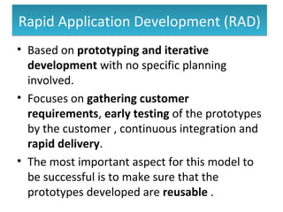 Case tools and modern process of system development | PPT