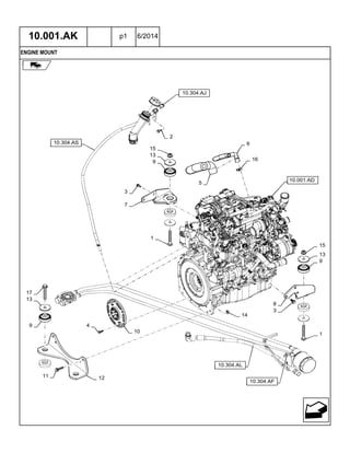 Case tr270 compact track loader tier ivb parts catalogue manual | PDF