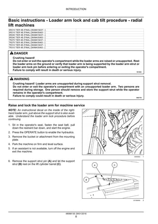 Case tr270 tier 4 b (final) alpha series compact track loader service ...