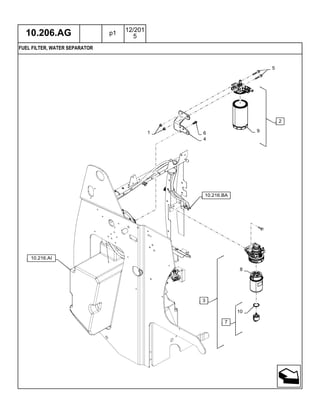 Case tr340 compact track loader tier 4 b parts catalogue manual | PDF