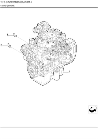 Case tx175 45 turbo telehandler parts catalogue manual | PDF