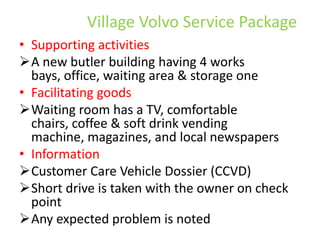 Service operation, Case volvo | PPTX