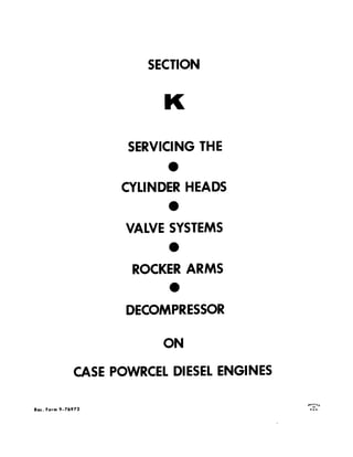 Case w7 wheel loader service repair manual | PDF | Road-Side Assistance ...