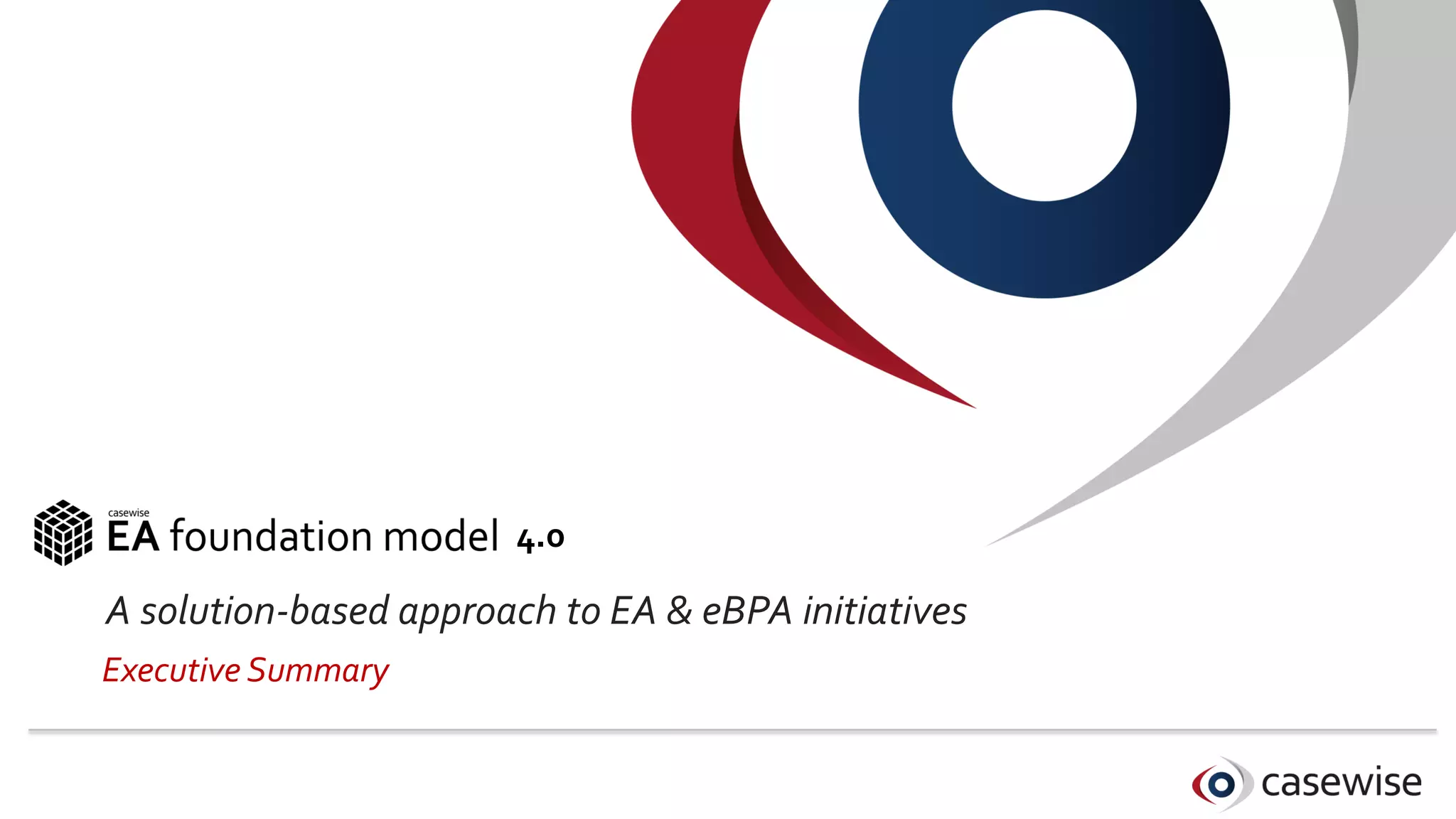 Casewise EA Foundation (EN) Episode 0/4 | PPT