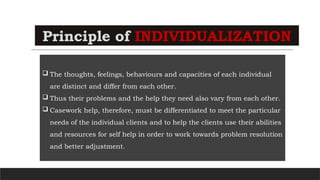 Unit 3. CASE WORK - Definition and Principles | PPTX | Family and Relationships