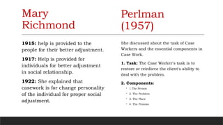 Unit 3. CASE WORK - Definition and Principles | PPTX | Family and Relationships
