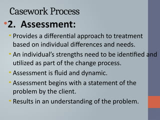 CASEWORK-PROCESS.pptx Bssw*"=,/""'=='!!!= | PPT