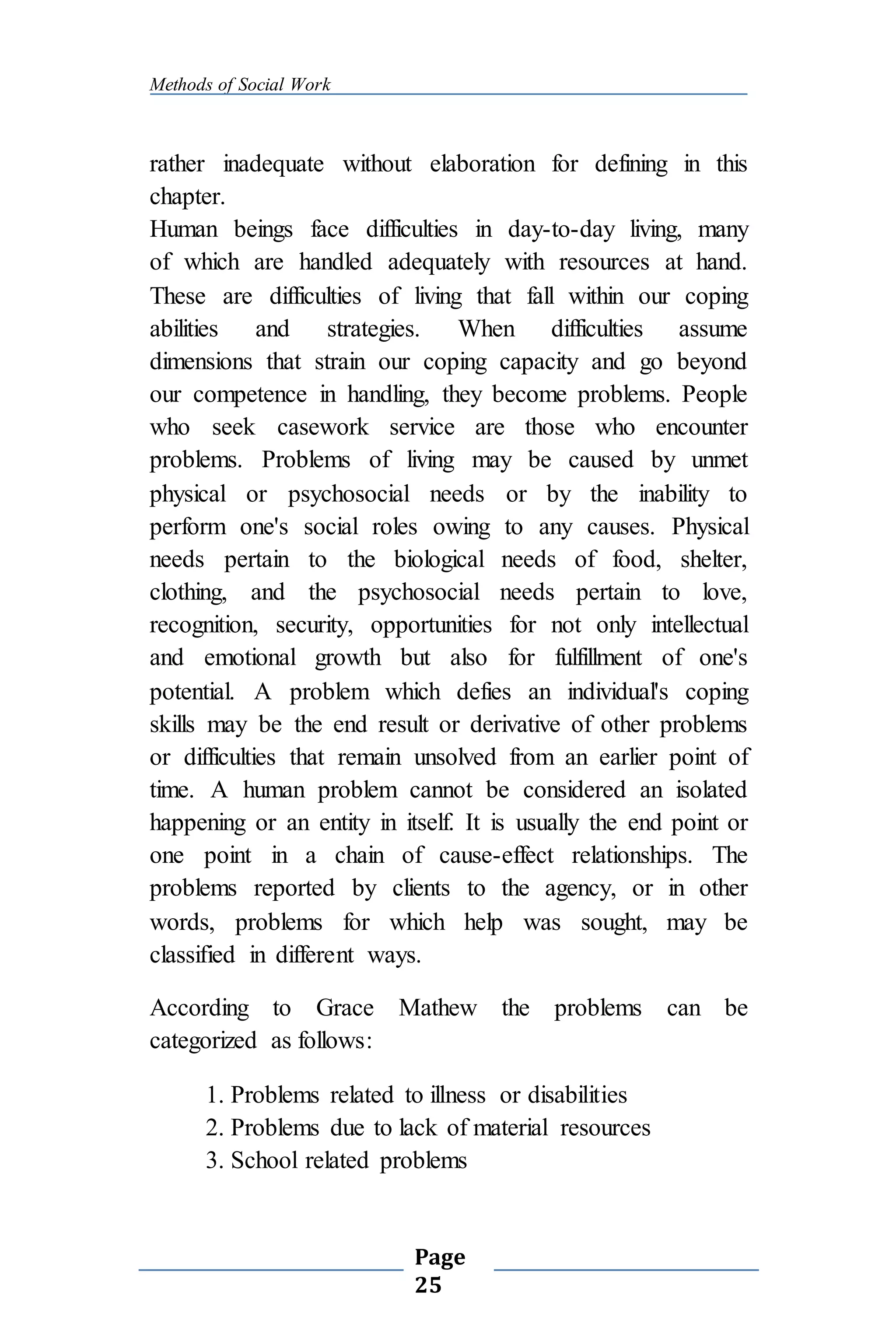 complete note of Casework | DOCX