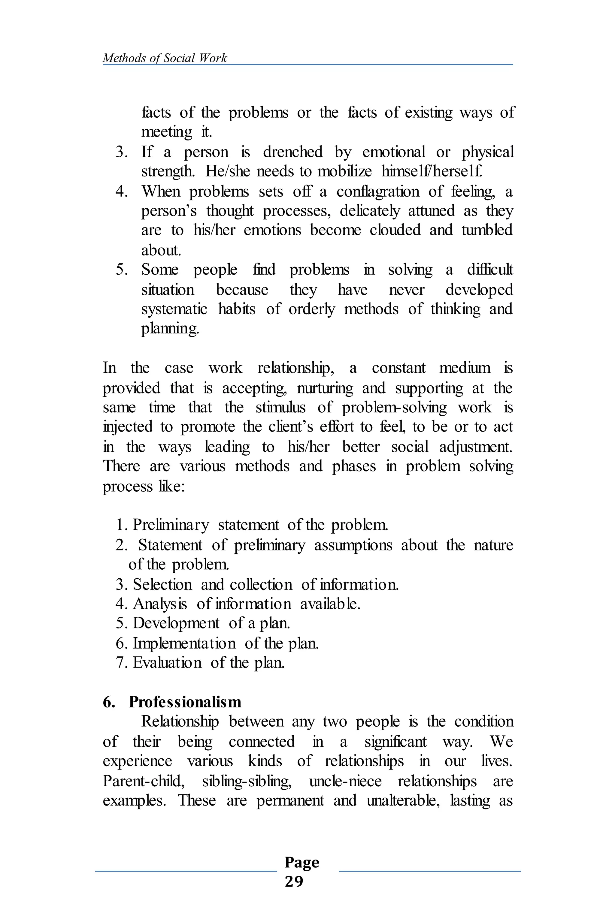 complete note of Casework | DOCX