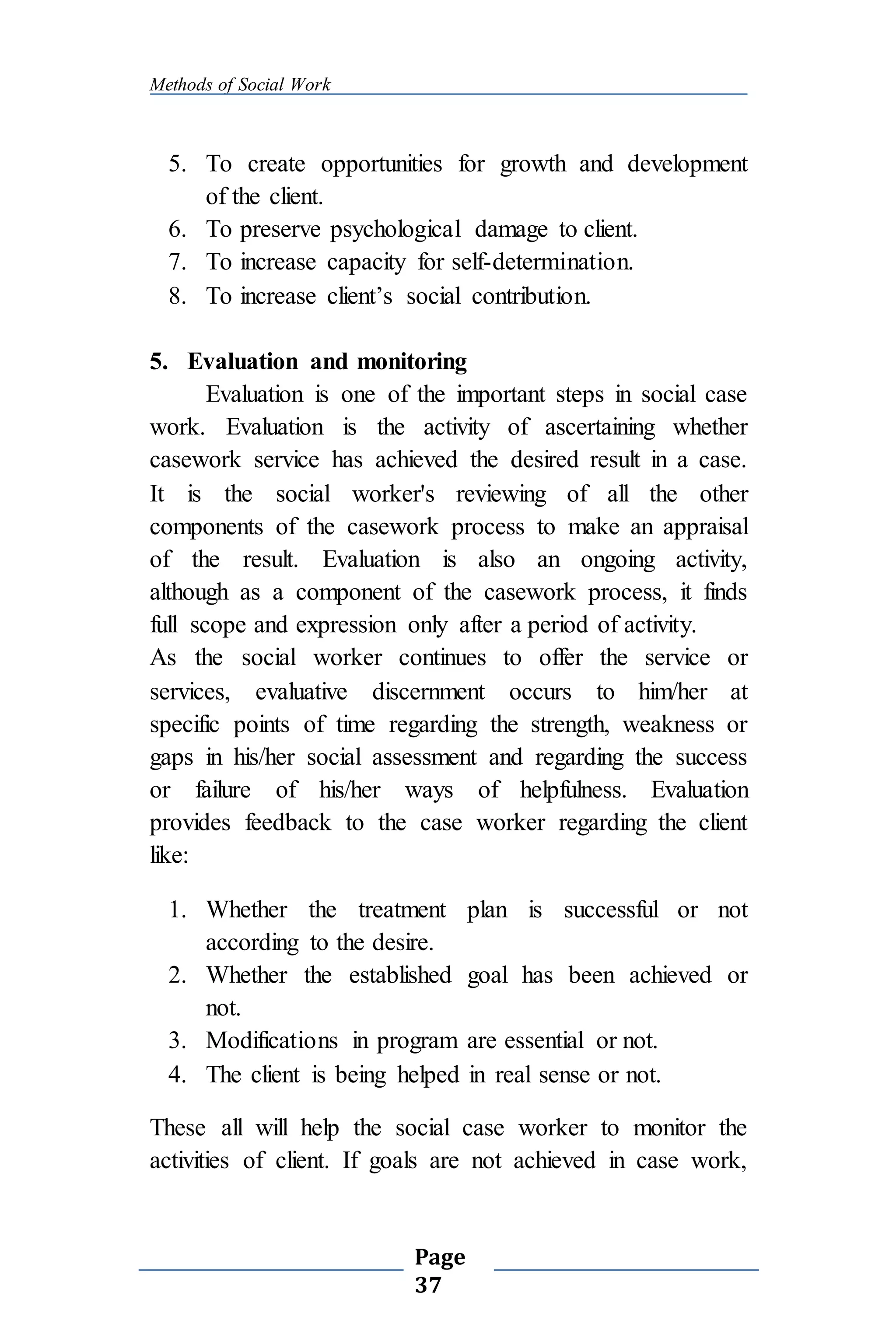 complete note of Casework | DOCX