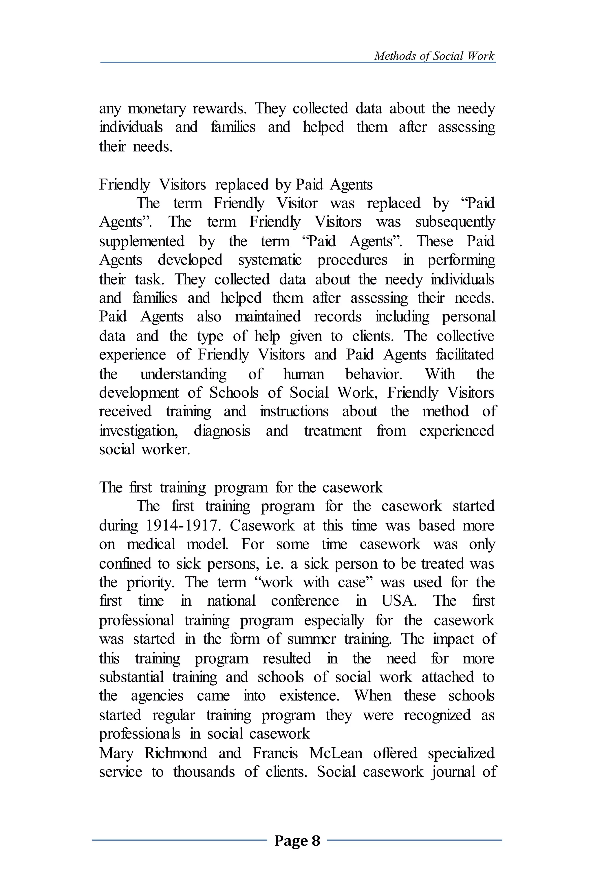 complete note of Casework | DOCX