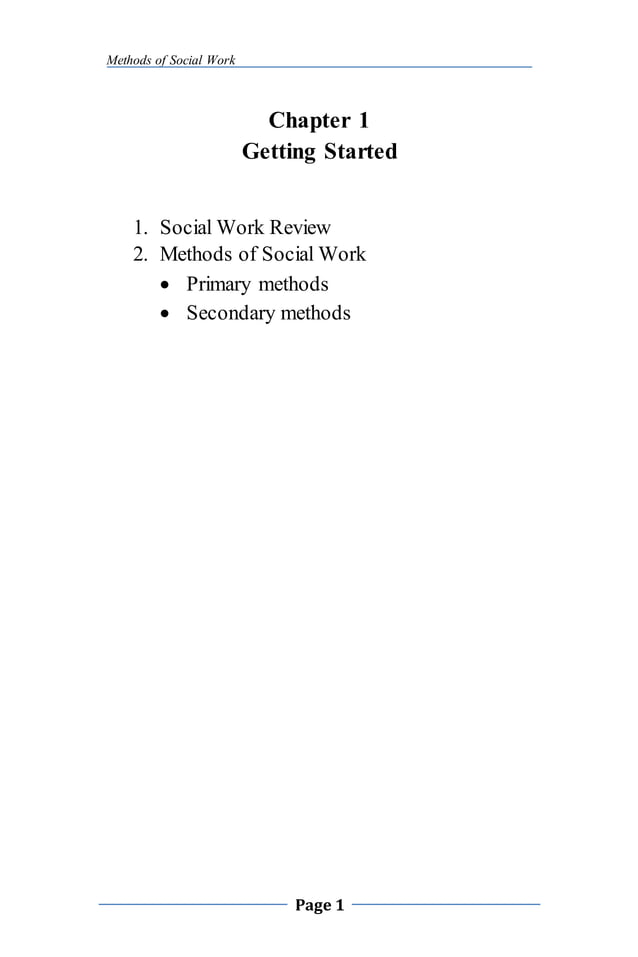 complete note of Casework | DOCX