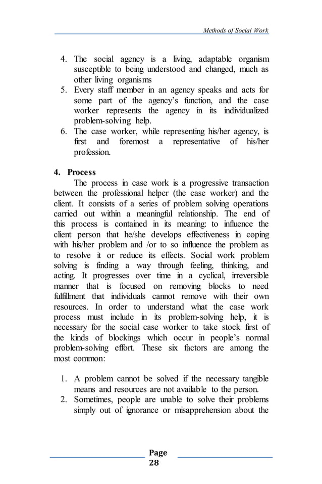 complete note of Casework | DOCX