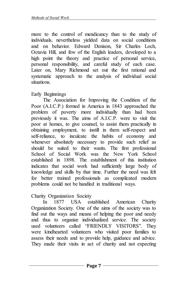 complete note of Casework | DOCX