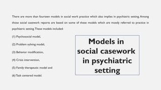 Casework in hospital setting-1.pptx . . | PPT