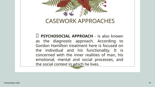 CASEWORK Power Point Presentation - pointers | PPTX