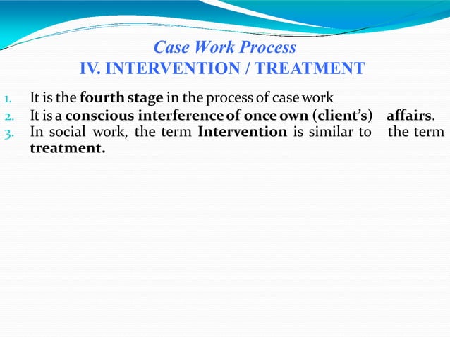 CASE WORK PROCESS I BSW.pdf | Physical Therapy | Wellness