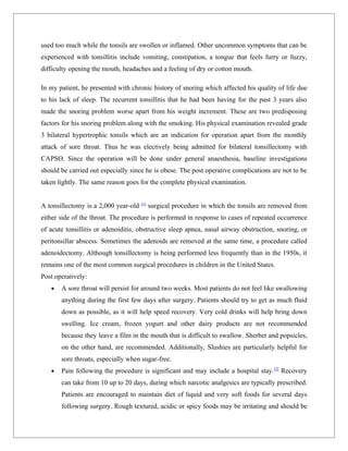 Case write up ent | DOC