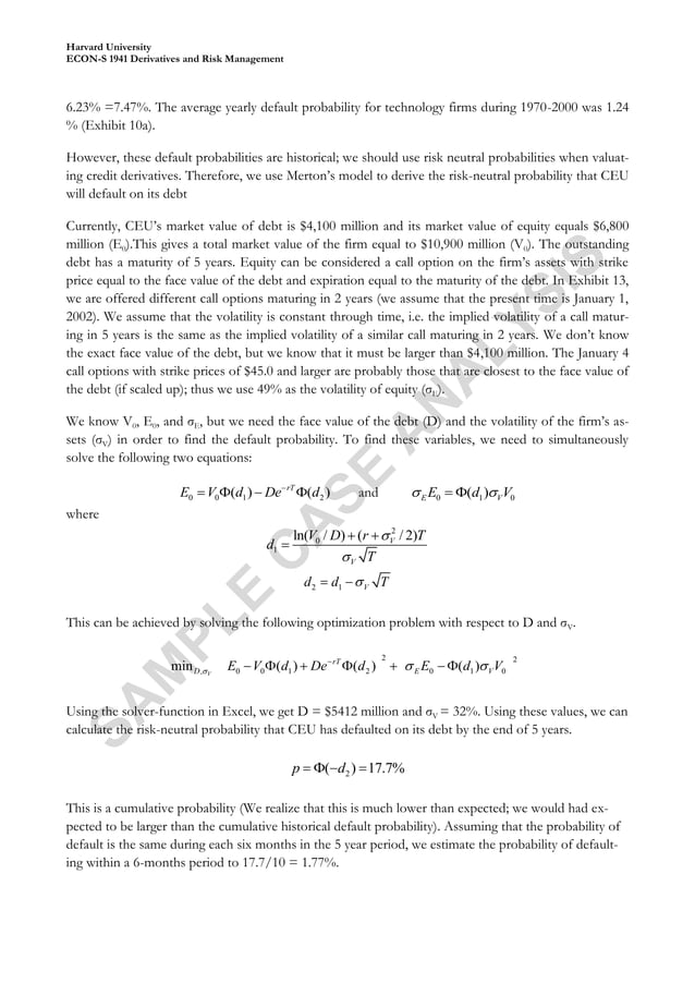Case write up_sample_2 | PDF