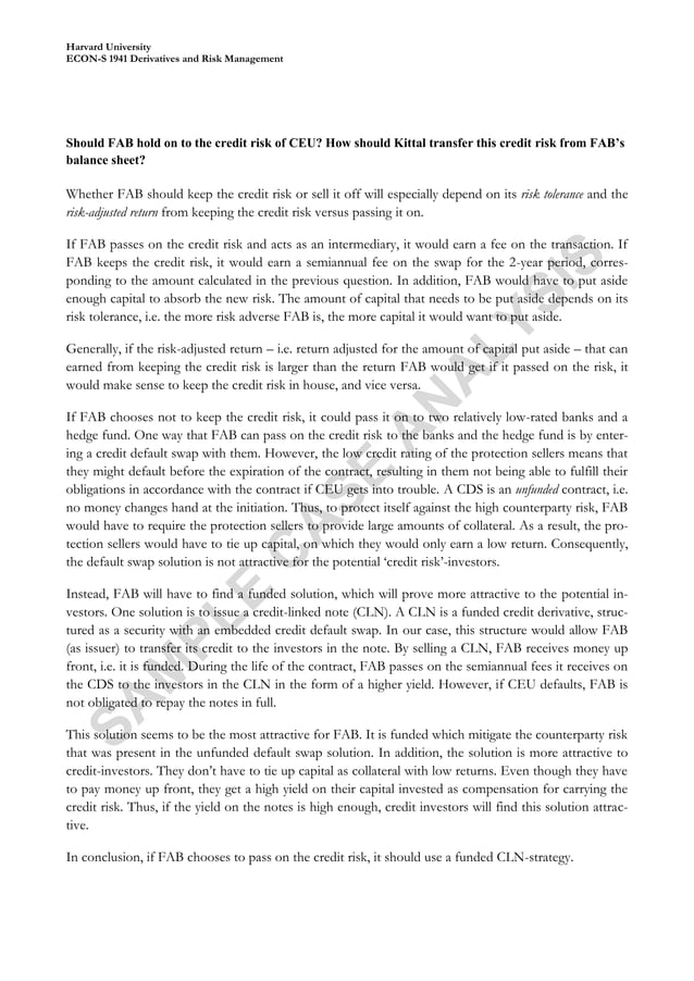 Case write up_sample_2 | PDF