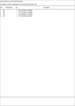 CASE WX240 Wheel Excavator Parts Catalogue Manual.pdf